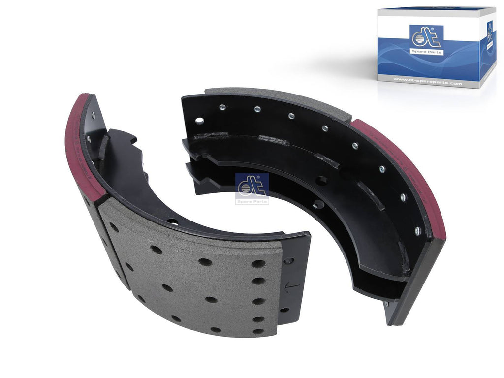 DT Spare Parts 2.40391SP Brake shoe kit, with linings D: 410 mm, b: 7 ...
