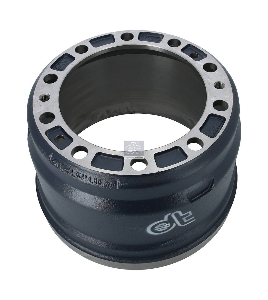 DT Spare Parts 2.40702 Brake drum D: 410 mm, 10 bores, b: 28 mm, P: 335 ...